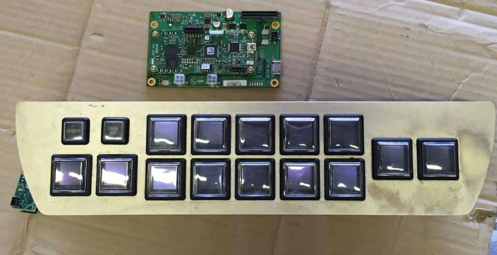 IGT AVP Dynamic Button Board. New Part. IGT Part 75401330WEC. GETT Part ...