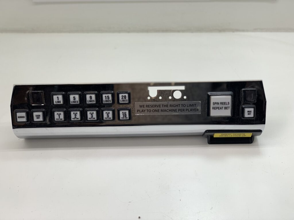 Full Chrome Button Panel for IGT S2000 games. IGT Part 68570200 ...