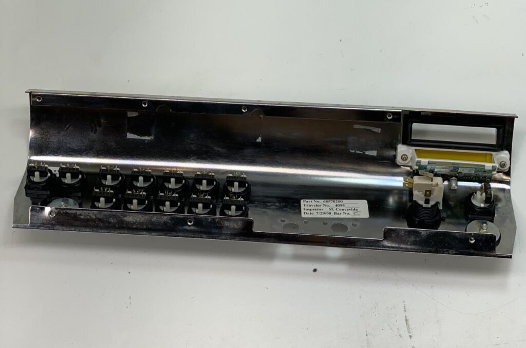Full Chrome Button Panel for IGT S2000 games. IGT Part 68570200 ...