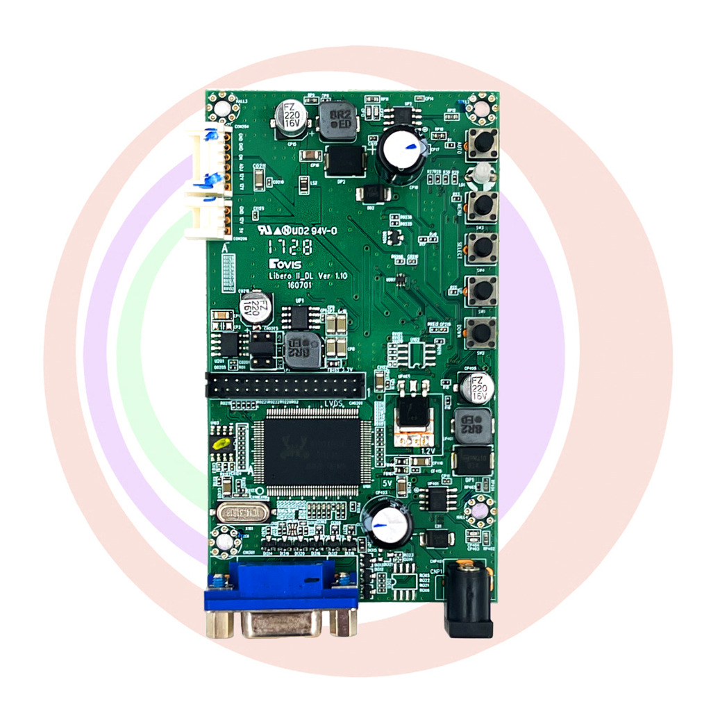 Konami Button Deck LCD A-D Board. Part- Libero II_DL Version 1.10-RGB ...